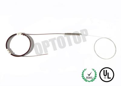 China 1x4 250 μM Ribbon Output Corning G657a plc fiber optic splitter , planar lightwave circuit splitter for sale
