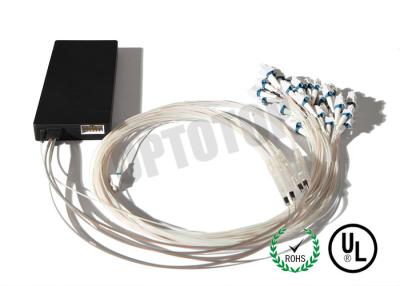 Cina Separatore a fibra ottica 0.9mm dello SpA dell'alto ABS di uniformità 1X32 2m per FTTH/CATV/Telecomunicazioni in vendita