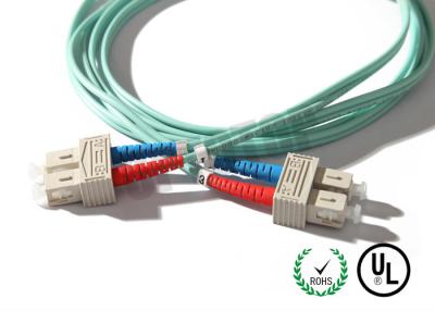 China FOPC MM OM4 Fiber Optic Patch Cord 5m 2mm For LANs / WANs , SC UPC Connector for sale