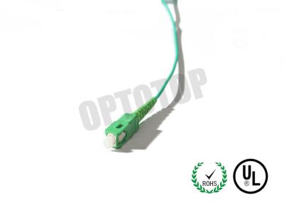 Cina Polacco misto dell'interfaccia del PVC della treccia a fibra ottica verde OM1 2mm APC dell'alloggio in vendita