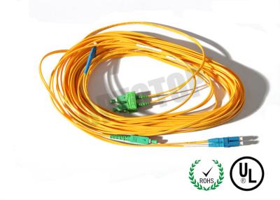 Cina Lunghezza a fibra ottica del connettore 85447000 dello Sc del cavo di toppa di OS2 G652D su misura in vendita