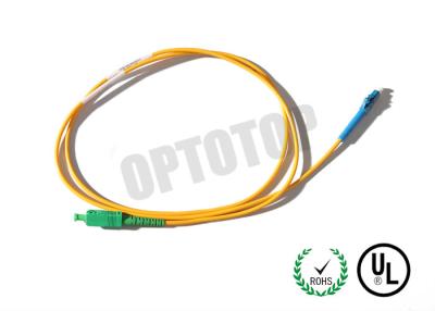 Cina LC - cavo di toppa a fibra ottica del connettore dello Sc 1F 3.0mm OFNR CORNING SMF - 28 ULTRA in vendita