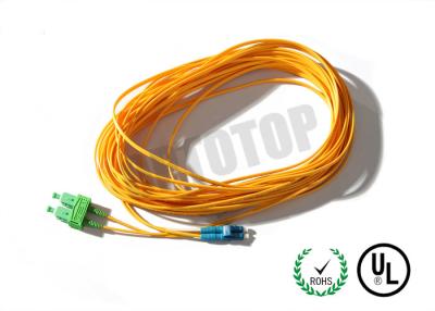 Cina Modo a fibra ottica duplex del cavo di toppa singolo 2F 2mm per la metropolitana/WAN in vendita
