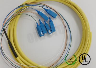 Cina fibra semplice 24 di singolo modo 6 della treccia del connettore dello Sc 900UM/UPC IN OFNR in vendita