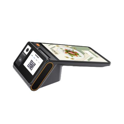 China Handheld Portable POS Terminal Dual SIM 4G With 3000mAh Battery QR Scanner for sale