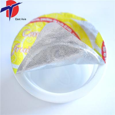 China High Quality food Wrapping Plastic Cups Lids, printed packaging sealing cover for sale