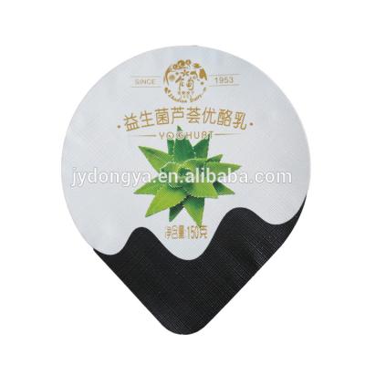 China High-quality aluminium foil lid for yogurt cup, milk cup sealing foil for sale