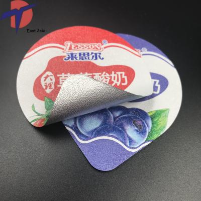 China China Factory produced cheap aluminium foil Yoghurt Die Cut Lid for sale