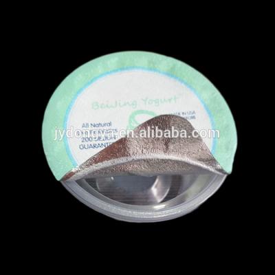 China food packaging aluminium foil paper, food sealing easy open bottle /cup lids for sale
