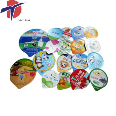 China Factory wholesale Packaging aluminum foil lids for sealing plastic cup for sale