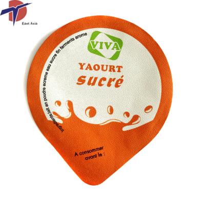 China Food Grade Aluminium foil sealing lids for yogurt cup, yogurt cup sealing lids for sale