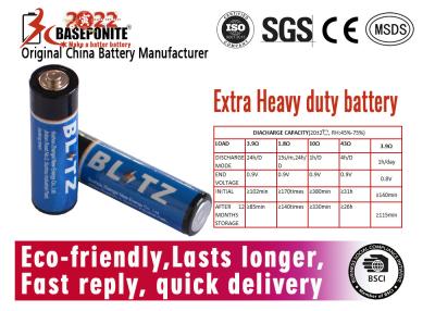 China Baseponite super heavy duty R6P AA batteries for industrial OEM enquiry for sale