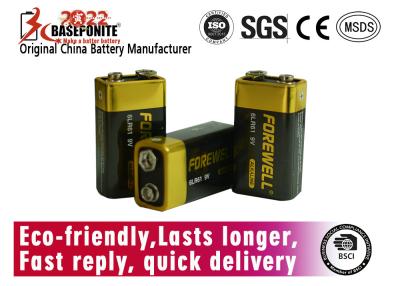 China Amazon hot selling FOREWELL Max energy 6LF22/6LR61/9V Ultra Alkaline battery for sale