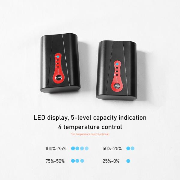 Quality Lithium Heated Socks Battery 18650 7.4V 2600mAh Rechargeable for sale
