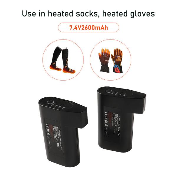 Quality Heated Mitten Battery 18650 Lithium Ion Heated Vest Battery Pack for sale