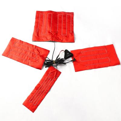 China 7.4V / 11.1 Volt Far Infrared Heating Pad Jacket Heating Pads for sale