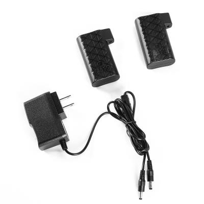 China 7.4V 2600mAh Heated Socks Battery Black with Short Circuit Protection for sale
