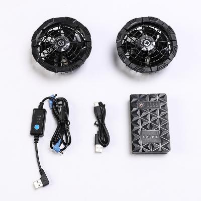China 10050mAh 5V Battery & Fan Kit for Cooling Vests USB Powered Wearable Cooling Accessory for sale