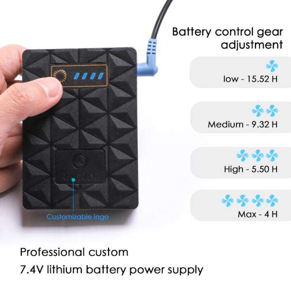 Quality 18V High Speed Mobile Warming Heated Coat Battery Fan Kit For Air Conditioned for sale