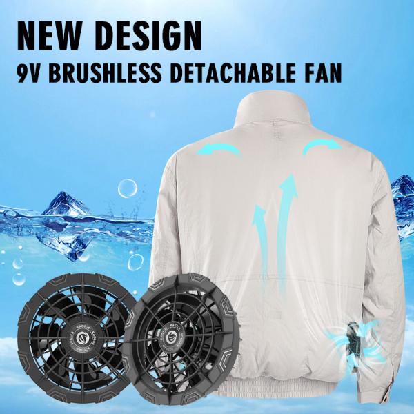 Quality Brushless Cooling Fan for Air Conditioning Jackets USB 5V Powered for sale