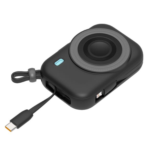 Quality 15W Magnetic Wireless Charging Power Bank 10000mAh Black for sale