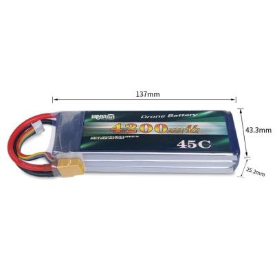 China Model Aircraft Battery UAV Battery Fixed-wing UAV Ship Model RC Remote Control Car Battery Model Aircraft Battery for sale