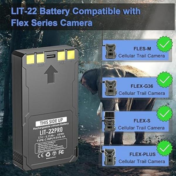 Quality Replacement Battery for LIT-22 Hunting Trail Camera Compatible with SPYPOINT for sale