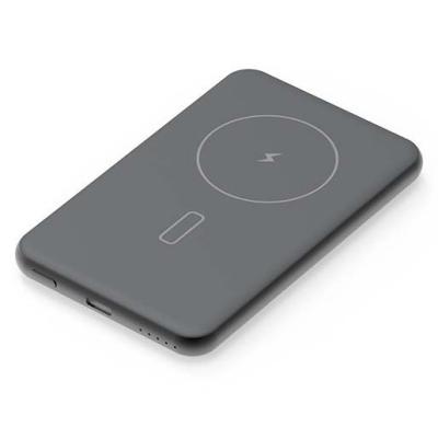 Cina 5000mAh Magnetic Wireless Power Bank. Corpo in alluminio ultra sottile. 15W Wireless + 20W PD Fast Charging. Lunga durata. Design compatto. in vendita