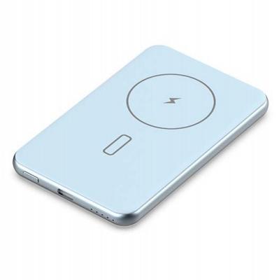Cina 5000mAh Magnetic Wireless Power Bank. Corpo in alluminio ultra sottile. 15W Wireless + 20W PD Fast Charging. Lunga durata. Design compatto. in vendita