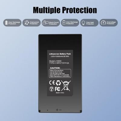 China 10000mAh Rechargeable Battery Pack, Replacement Lithium Battery Compatible for GardePro Trail Camera E6P, E8P, E8PWF, E6PCF, X60P and X60PMB (NOT FIT for E6 Camera) for sale