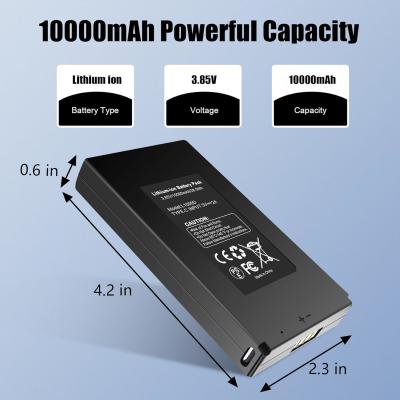 China 10000mAh Rechargeable Battery Pack, Replacement Lithium Battery Compatible for GardePro Trail Camera E6P, E8P, E8PWF, E6PCF, X60P and X60PMB (NOT FIT for E6 Camera) for sale