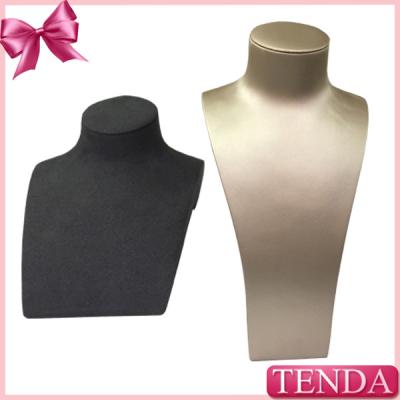 China Burlap Linen Satin Fabric Genuine Leather PU Jewellry Jewelry Displays for sale