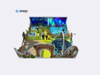 China Dinosaur Virtual Reality Theme Park Interactive Projectior Electronic Children for sale