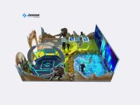 China Dinosaur Virtual Reality Theme Park Interactive Projectior Electronic Children for sale