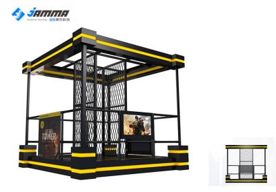 China Atire no amarelo preto de passeio de tiro da plataforma da torre do simulador VR da realidade 9D virtual à venda