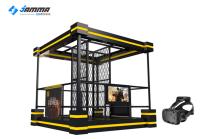 China Black Interactive Virtual Reality , Gun Virtual Reality Shooting Simulator for sale