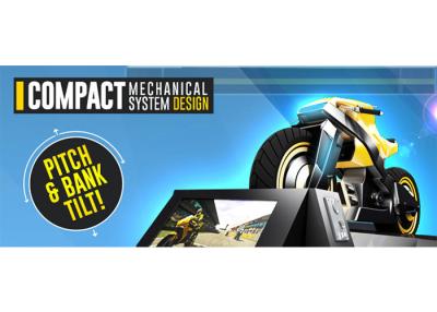 Cina Gioco dell'interno del simulatore del motociclo del giocatore VR del nero 1 per il centro di realtà virtuale in vendita