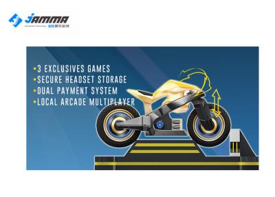 Cina Il simulatore di moto dello SSD 120 il G VR, fissa il motociclo di realtà virtuale di stoccaggio della cuffia avricolare in vendita