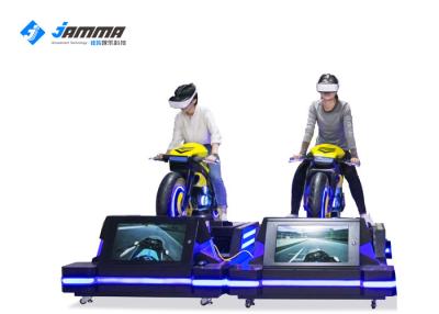 Cina I giochi del motociclo dei bambini VR online con diversi giocatori con lo schermo a 24 pollici hanno galvanizzato la pagina d'acciaio in vendita