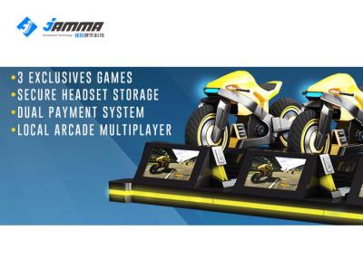 Cina Videogiochi di guida online ad alta velocità di DDR3 8G VR, giro nero di moto degli adulti VR in vendita
