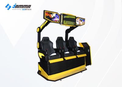 Cina 3 giocatori fanno segno al simulatore di realtà virtuale della piattaforma 9D/attrezzatura del parco di divertimenti in vendita