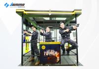 China Vibrating Floor Virtual Reality Simulator / Two Players VR Walking Platform for sale