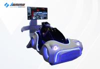 China Multiplayer Game 9D VR Racing Simulator With 42 Inch Display Screen for sale