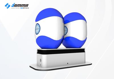 Cina Simulatore blu bianco di realtà virtuale di colore a gettoni/sedia dell'uovo 9D in vendita