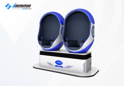 Cina Simulatore blu bianco di realtà virtuale di colore a gettoni/sedia dell'uovo 9D in vendita
