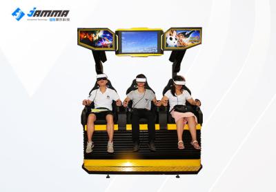 Cina 3 scrittorio dinamico del simulatore del cinema dei sedili 9D VR con i vetri di Deepoon E3 in vendita