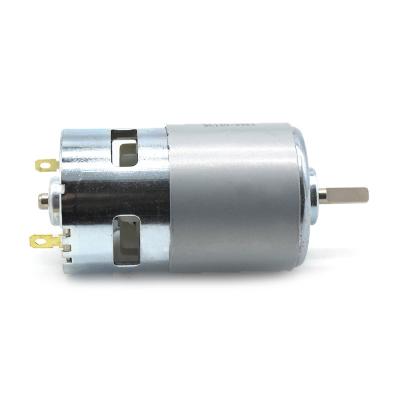 China Faradyi The Most Popular 775 Dc Brushed Brushless Double Ball Motor 12V 24V Size 42*66 for sale