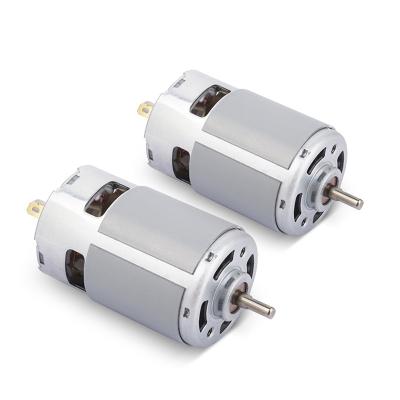 China Faradyi Wholesale Permanent Magnet 775 Brushed 24V Low Voltage High Speed 20000RPM 12V  Dc Motor for sale