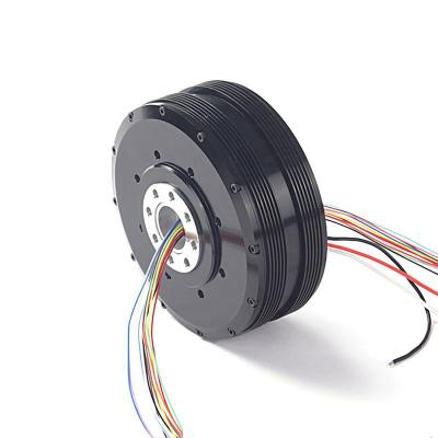 China Faradyi Customized Permanent Magnet 12V Brushless PM120 External Rotor Exoskeleton Gimbal Motor for sale