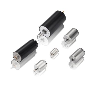 China Faradyi Customized Coreless Brushless Dc Motor 12V Brushed 35Kg High Torque Coreless Motor 17Mm Ball Bearing With Wormgear for sale